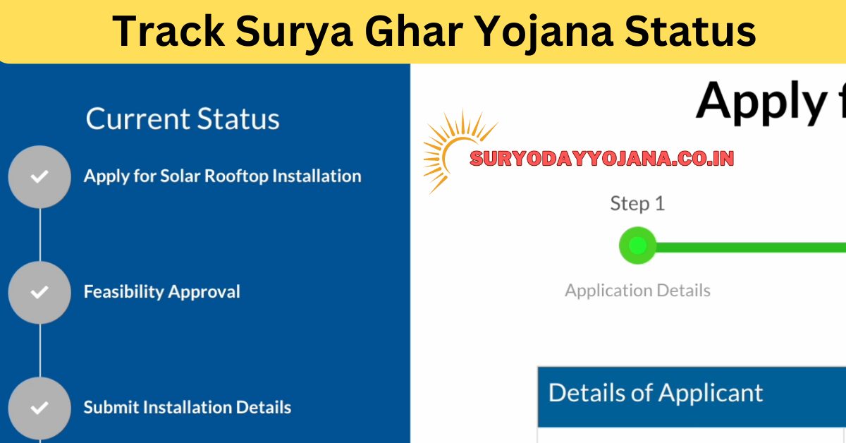PM Surya Ghar Muft Bijli Yojana Application Status Check